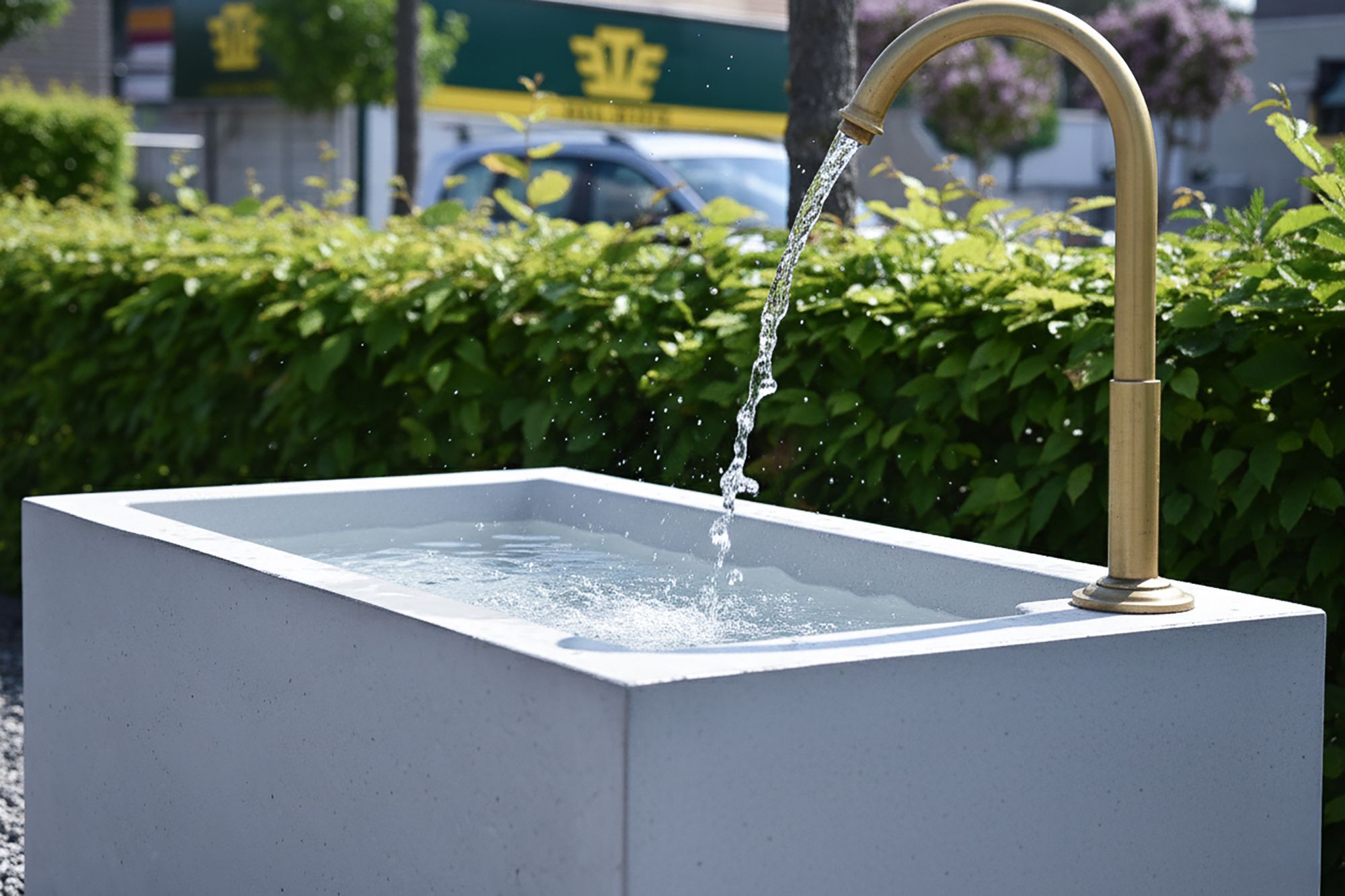 Betonbrunnen – neu gefertigt oder restauriert - Baumat AG